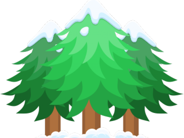 Transparent Snow Trees Clipart - Png Download - Large Size Png Image ...