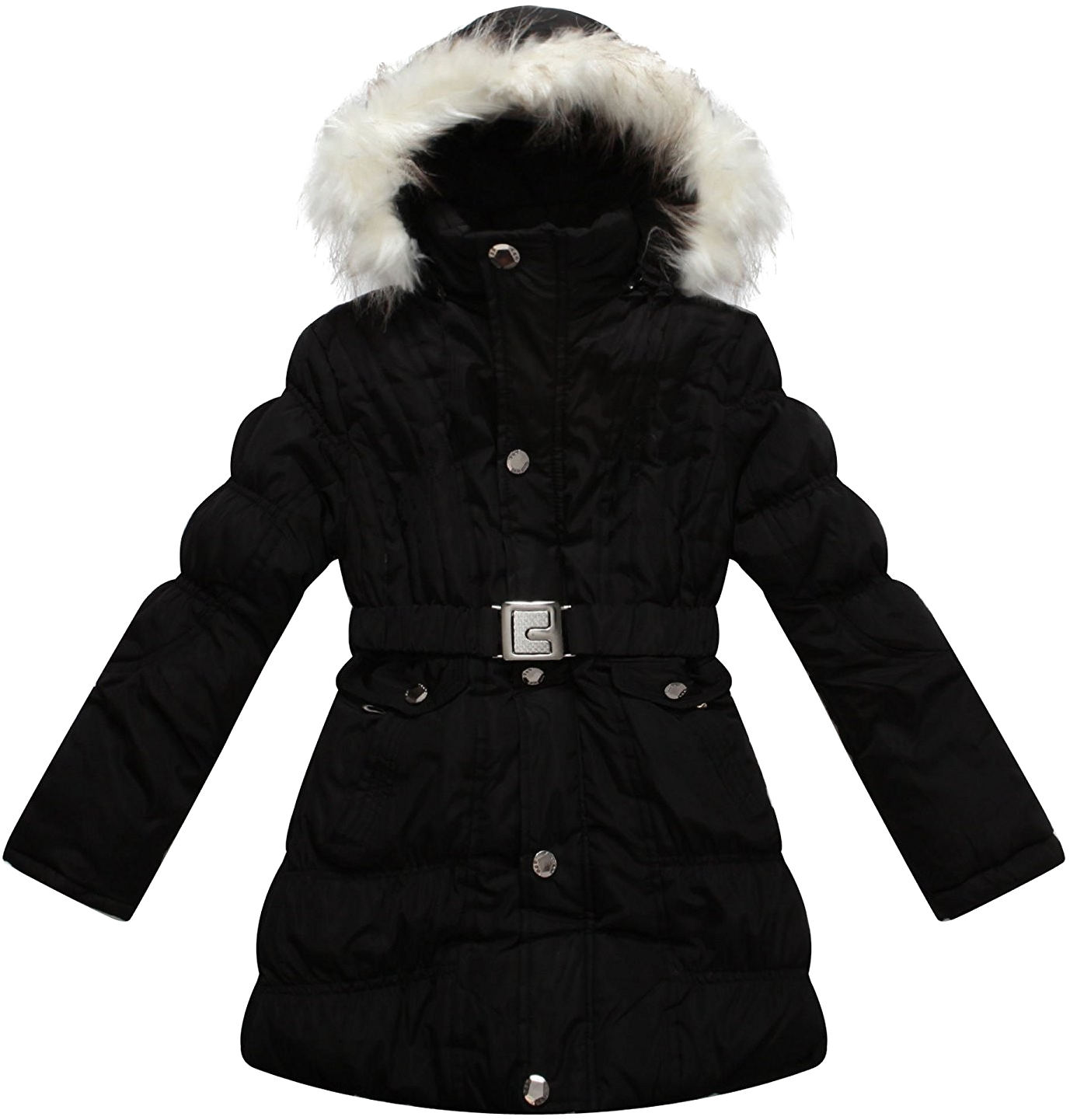 Black Winter Jacket For Women Png Transparent Image - Girls Winter ...