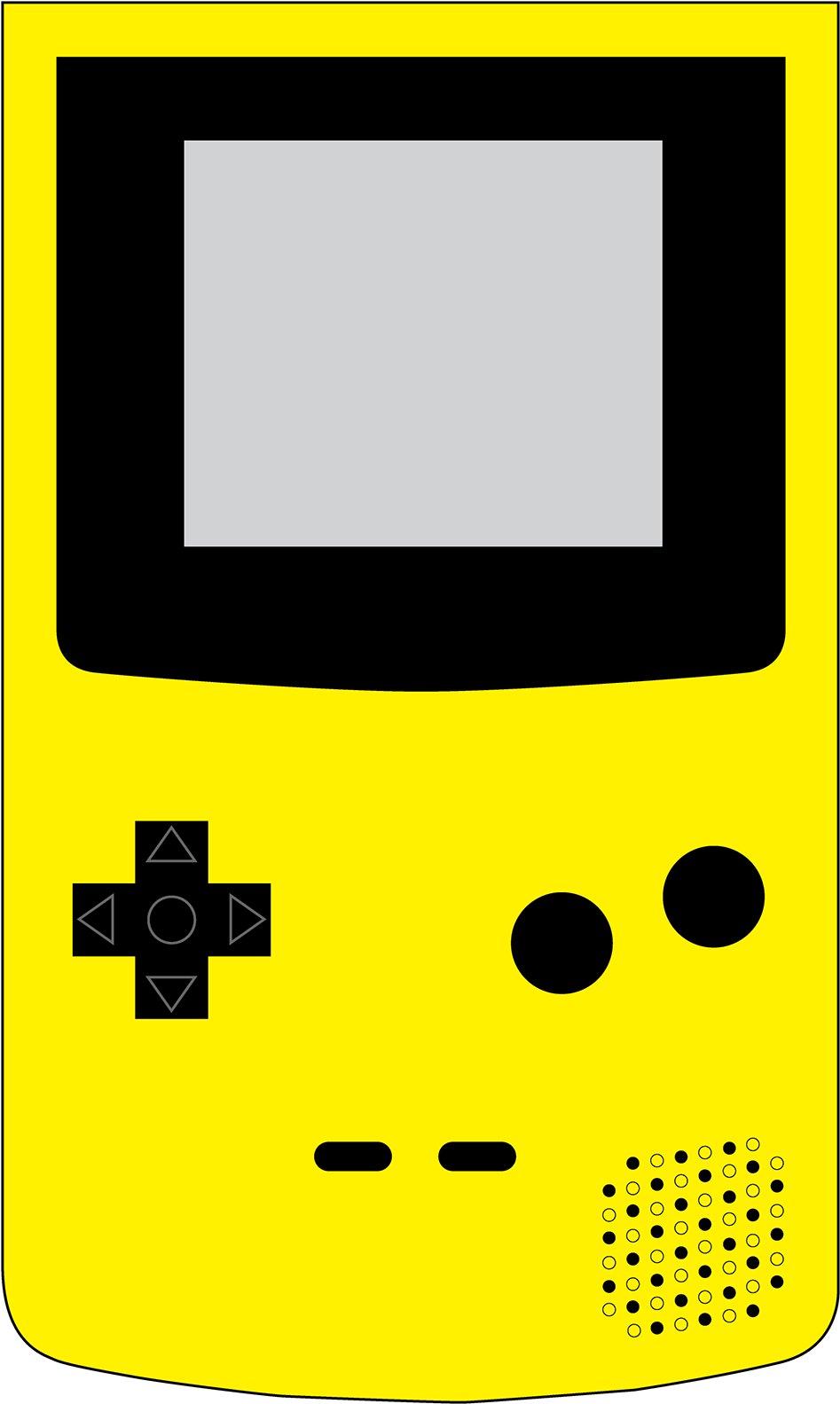 Game Boy Color - Gameboy Color Yellow Png Clipart - Large Size Png ...