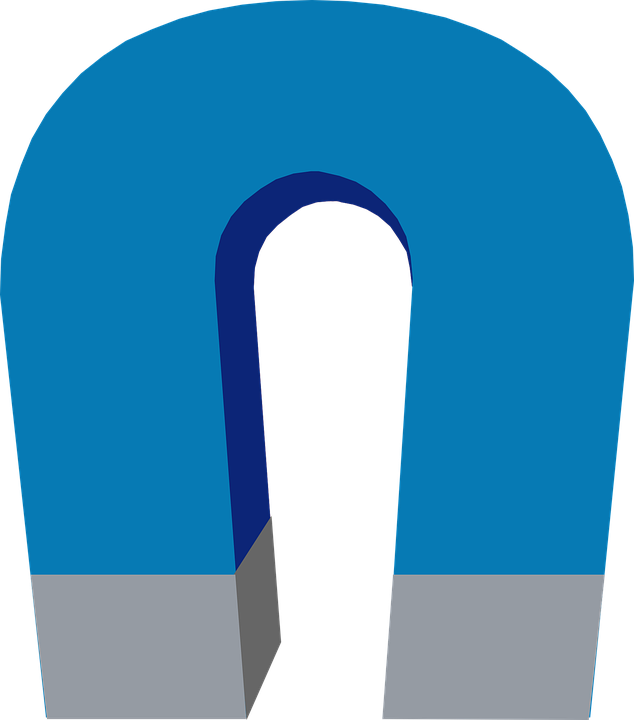 Small - Blue Magnet Clipart - Large Size Png Image - PikPng