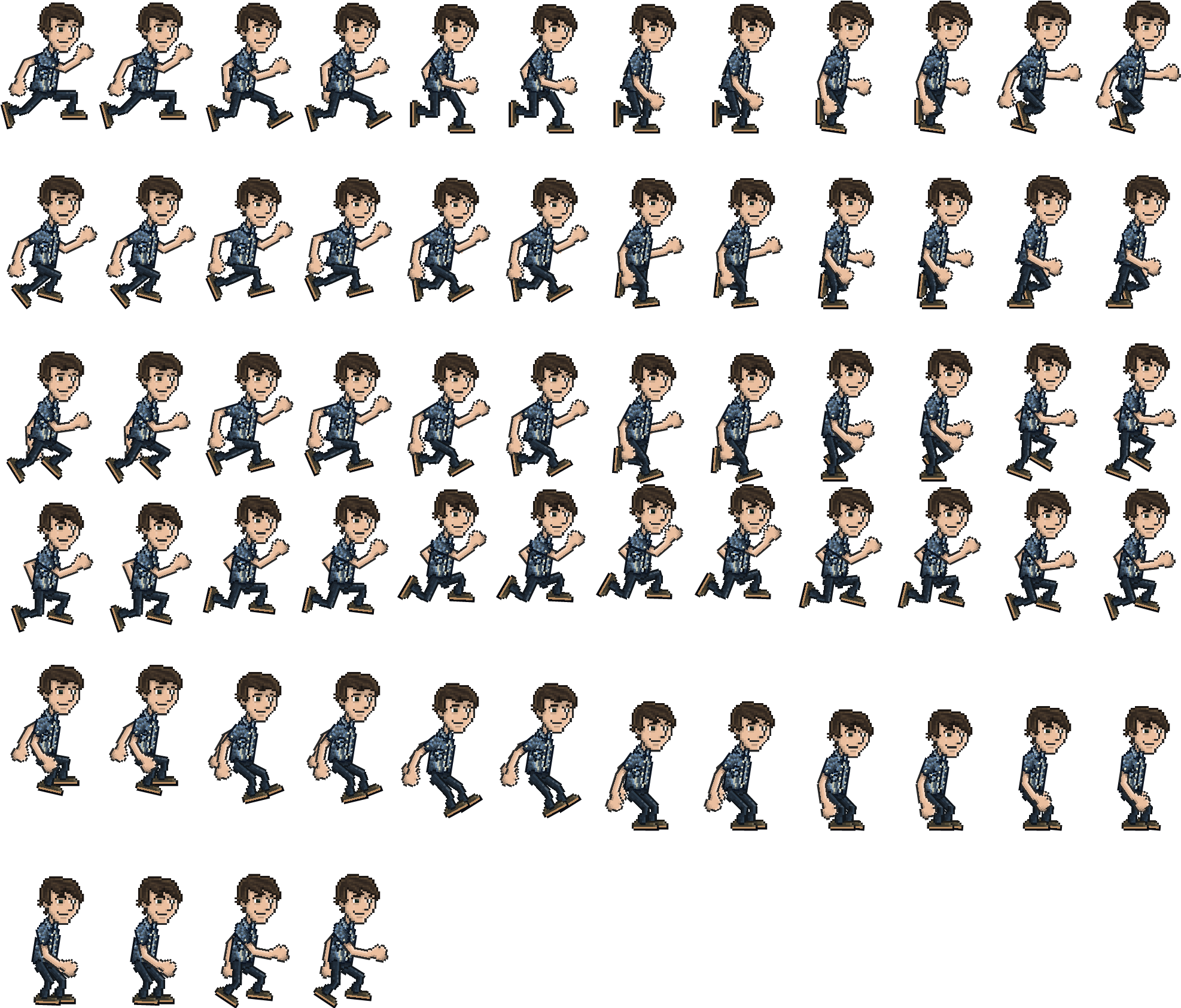 Mobile Graphic Easel Examples Assets Runninggrant - Boy Sprite Sheet ...