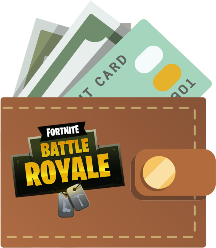 Fortnite Crypto Wallet - Fabric Clipart - Large Size Png Image - PikPng