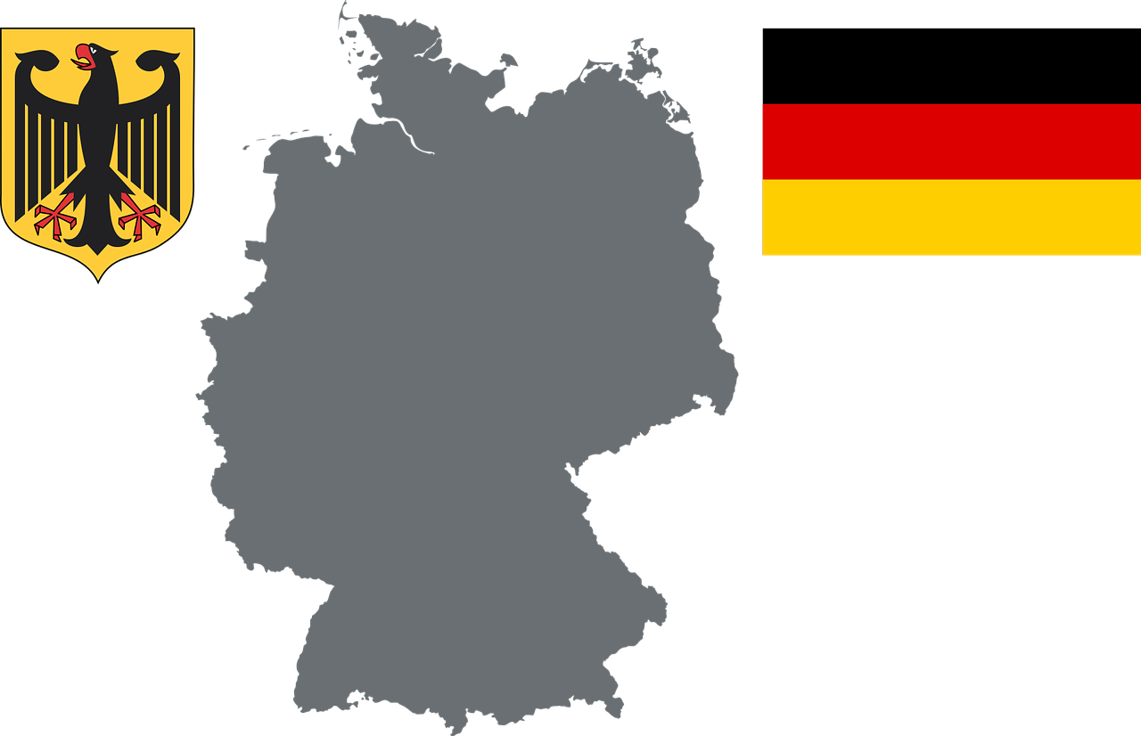 Vector - Germany Map Icon Clipart - Large Size Png Image - PikPng