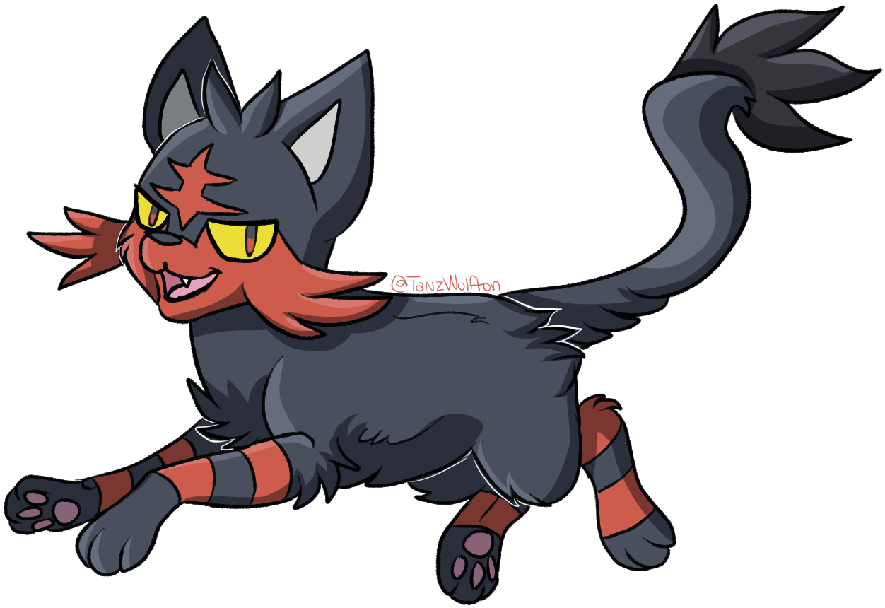 You Choose Litten - Cartoon Clipart - Large Size Png Image - PikPng