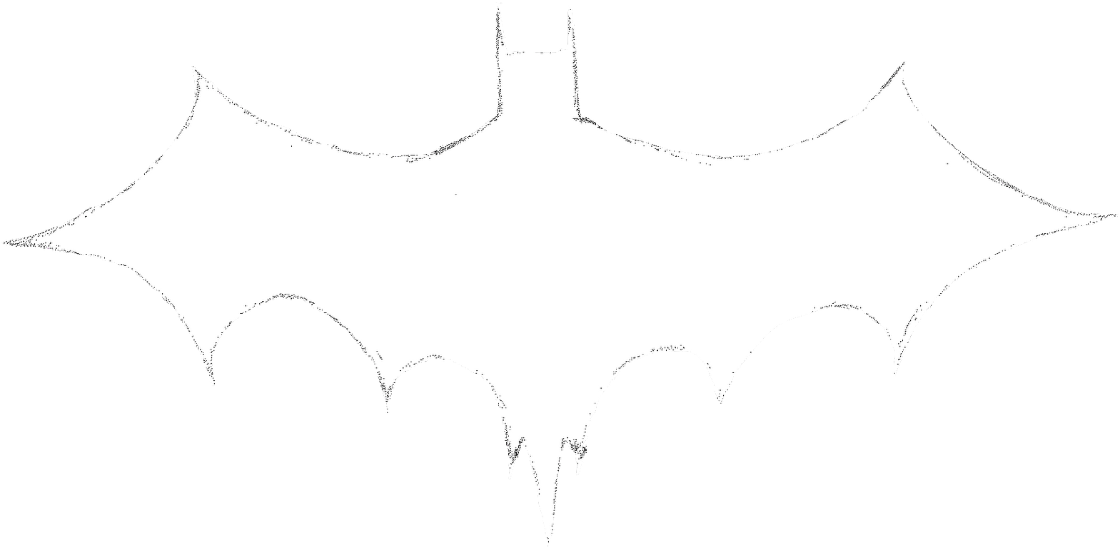 The Batman Project - White Bat Sign Png Clipart - Large Size Png Image ...