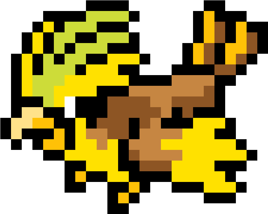 Shiny Pidgeot - Pokemon Pixel Art Pidgey Clipart - Large Size Png Image ...