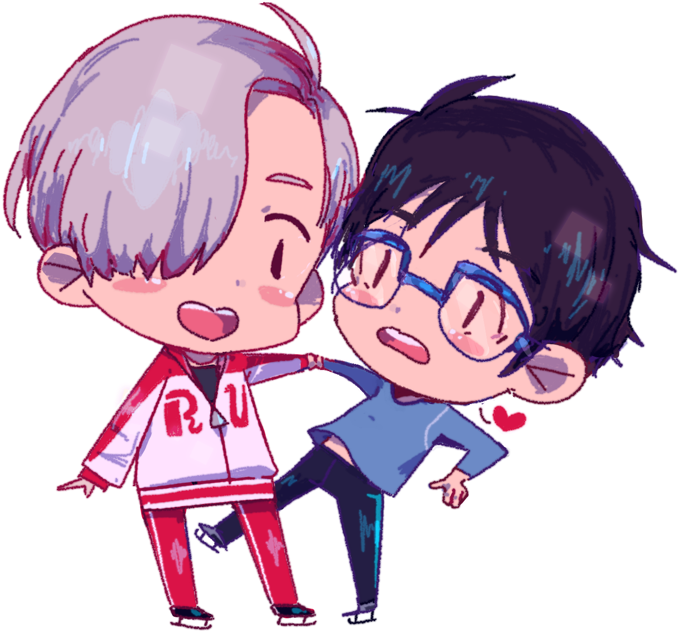 Yuri 20on 20ice Original - Cartoon Clipart - Large Size Png Image - PikPng