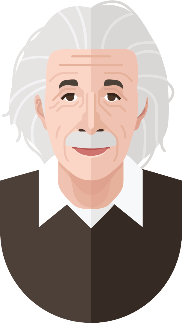 Albert Einstein Poster - Illustration Clipart - Large Size Png Image ...