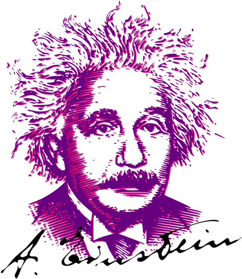 Albert Einstein's Brain Zebra Puzzle Riddle Color - Einstein Art Png ...