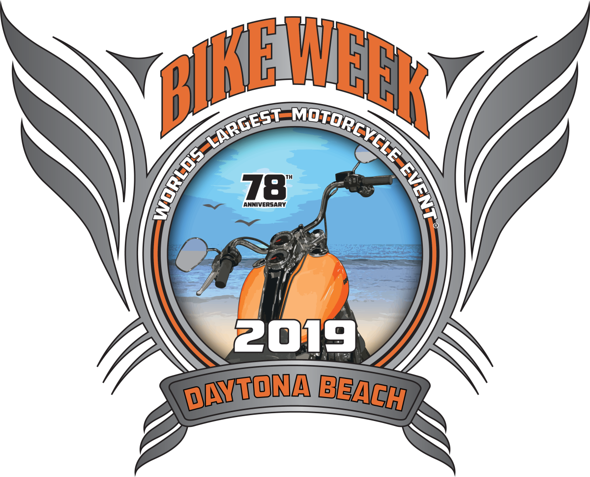 Daytona Bike Week 2019 Clipart - Large Size Png Image - PikPng