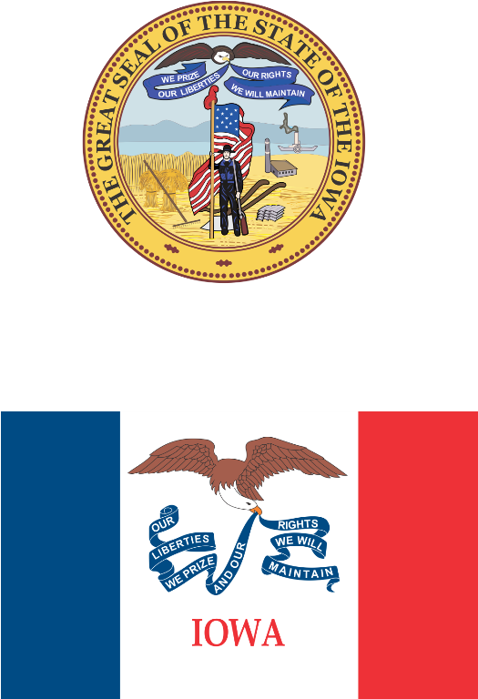 Iowa State Vector - Iowa Seal Clipart - Large Size Png Image - PikPng