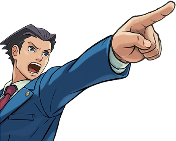 Lawyer Clipart Objection - Phoenix Wright Png Transparent Png - Large ...