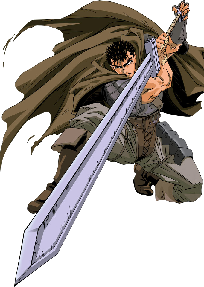 Guts Png - Berserk Golden Arc Sword Clipart - Large Size Png Image - PikPng
