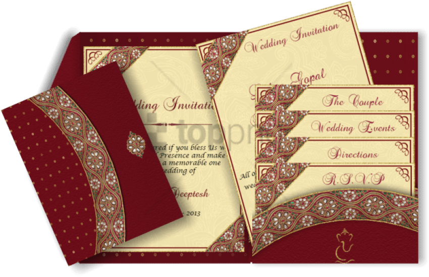 Free Png Wedding Invitation Border Designs Red Png - Shadi Card Hd Png ...