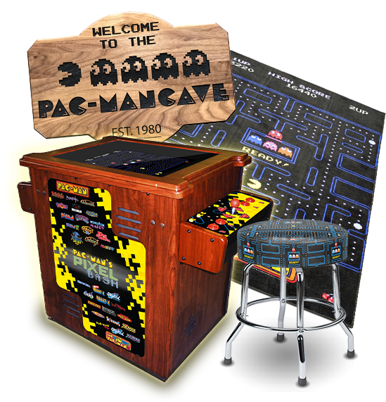 Download Pixel Bash Cocktail Arcade Machine, A 3' X 5' Pac Man® - Pac ...