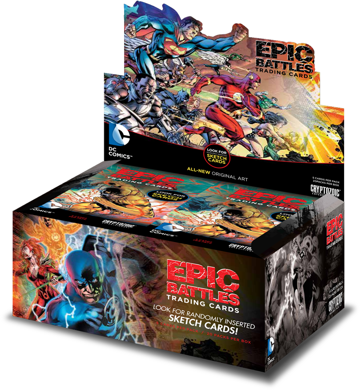 Dc Comics Epic Battles Trading Cards - Collector Cards Dc Comics ...