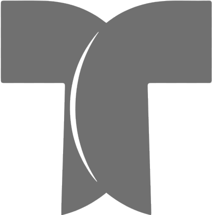 Telemundo Logo Grey - Ribbon Clipart - Large Size Png Image - PikPng