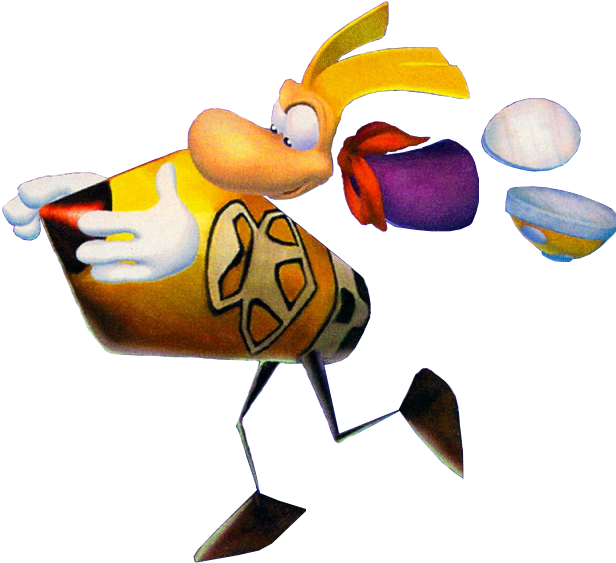 Rayman 2 Walking Shell Clipart - Large Size Png Image - PikPng