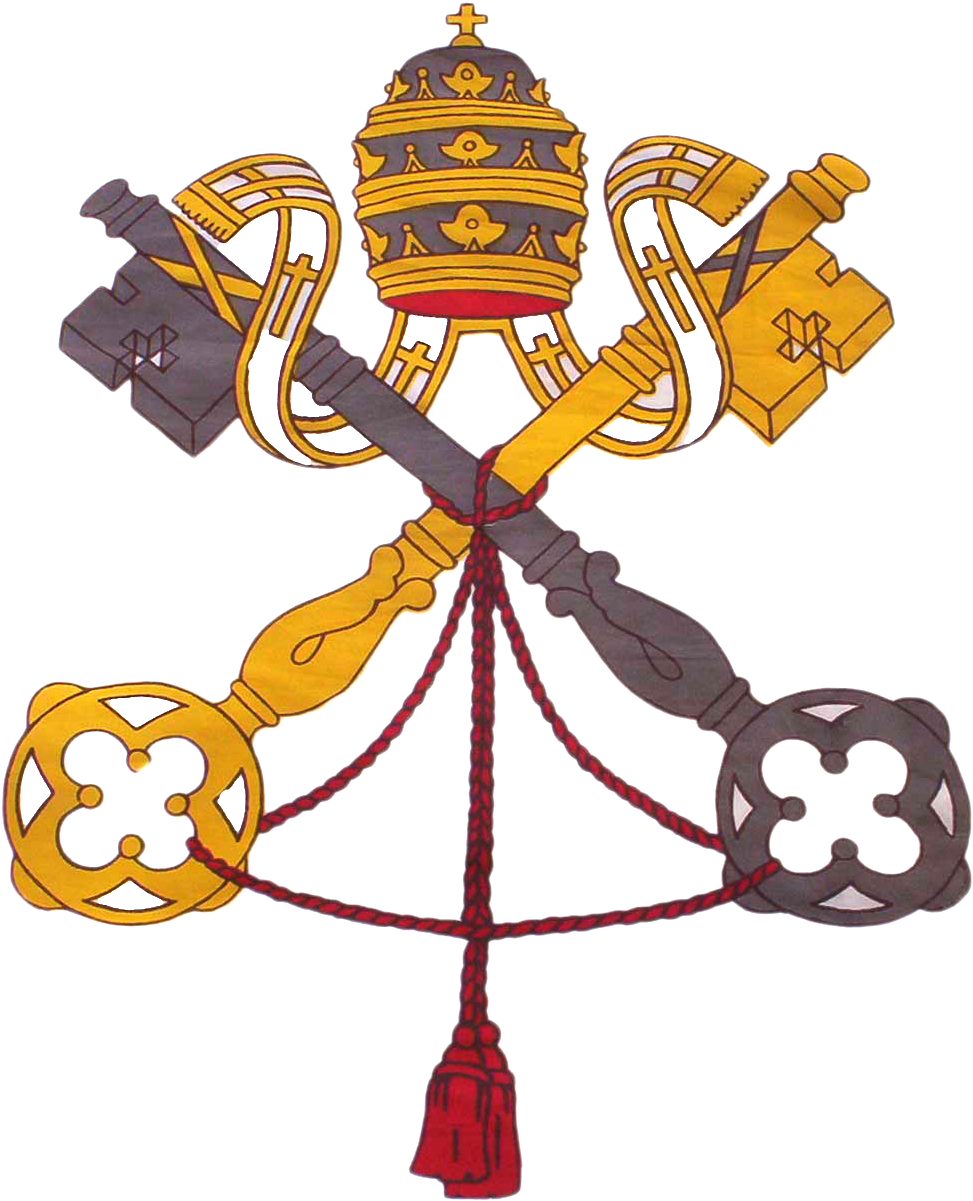 Emblem Of The Vatican City - Vatican Coat Of Arms Png Clipart - Large ...