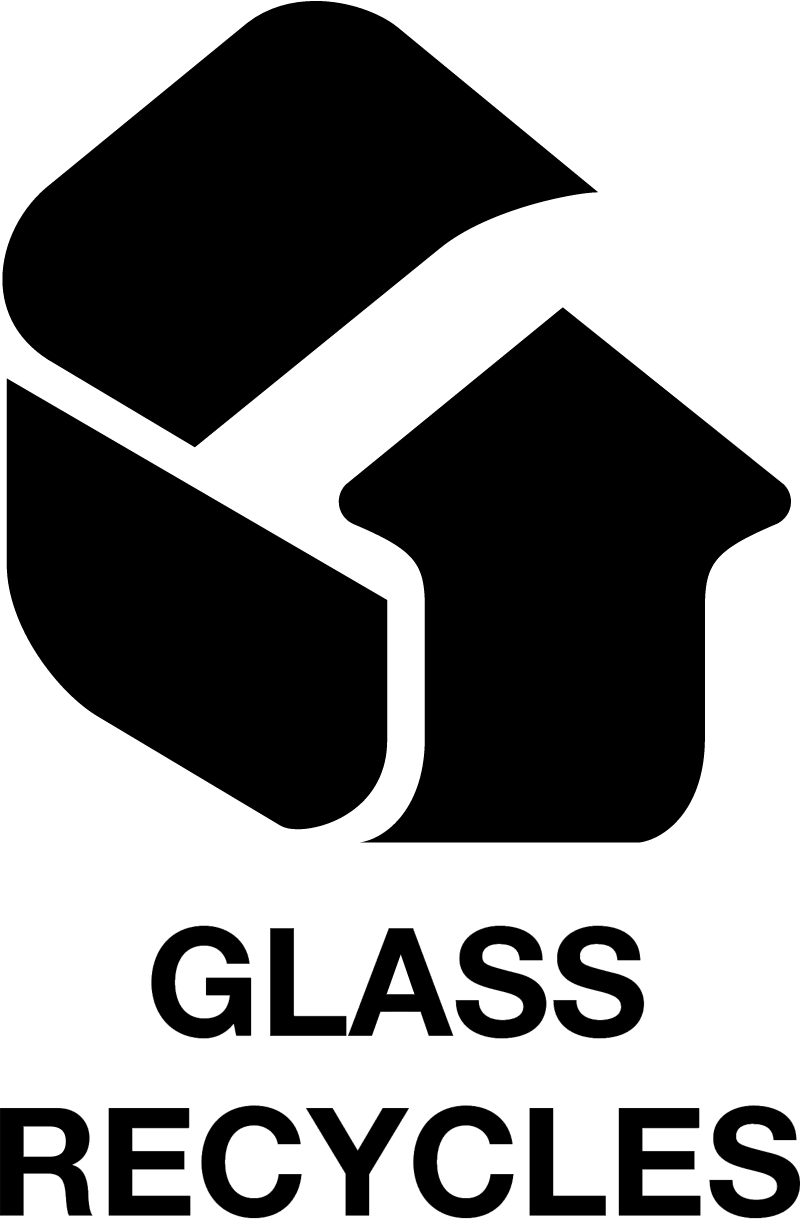 Glass Recycles Logo Clipart - Large Size Png Image - PikPng