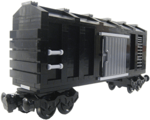 Black Toy Boxcar - Lego Car Boxcar Train Clipart - Large Size Png Image ...