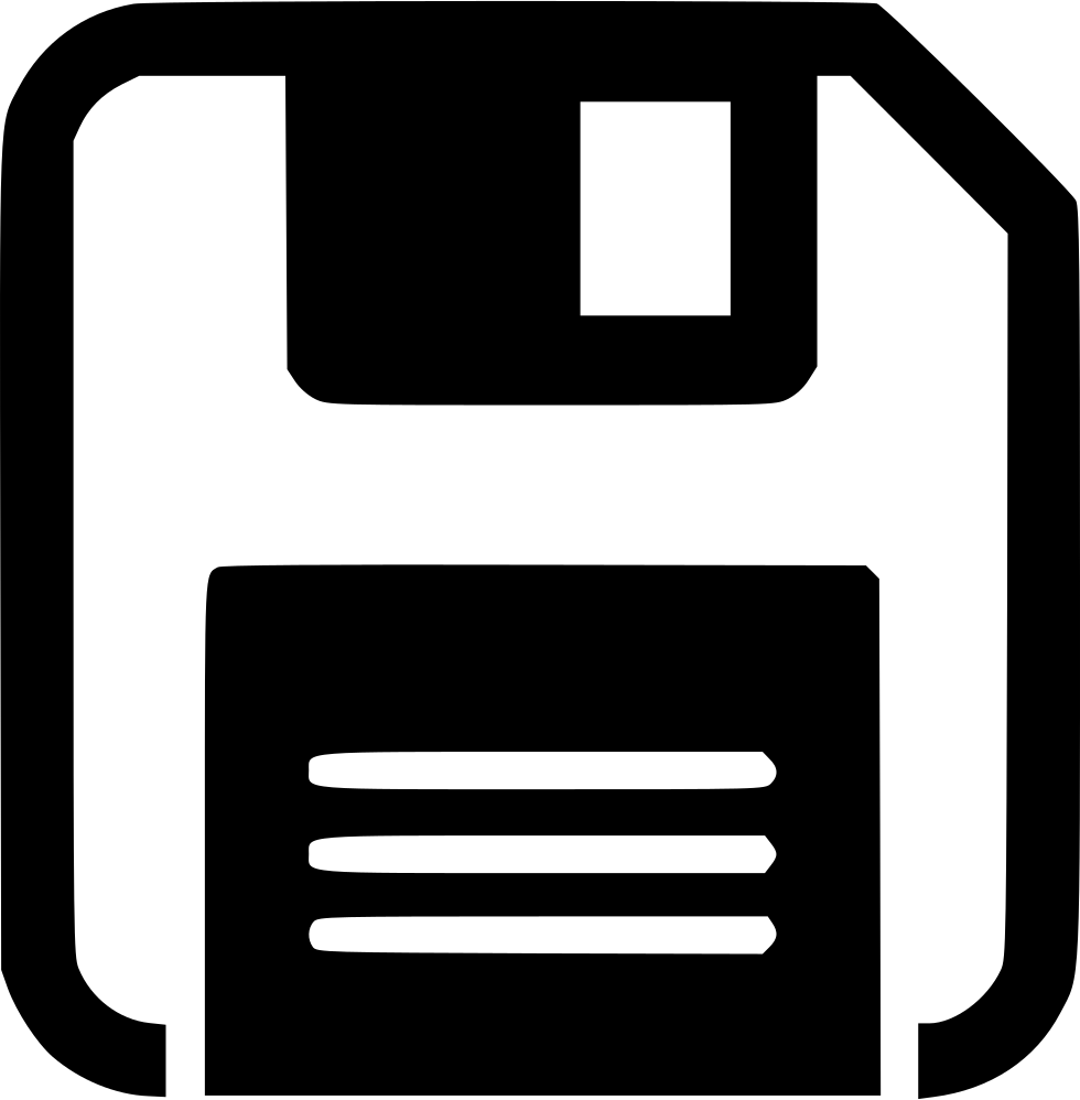 980 X 998 8 - Floppy Svg Clipart - Large Size Png Image - PikPng