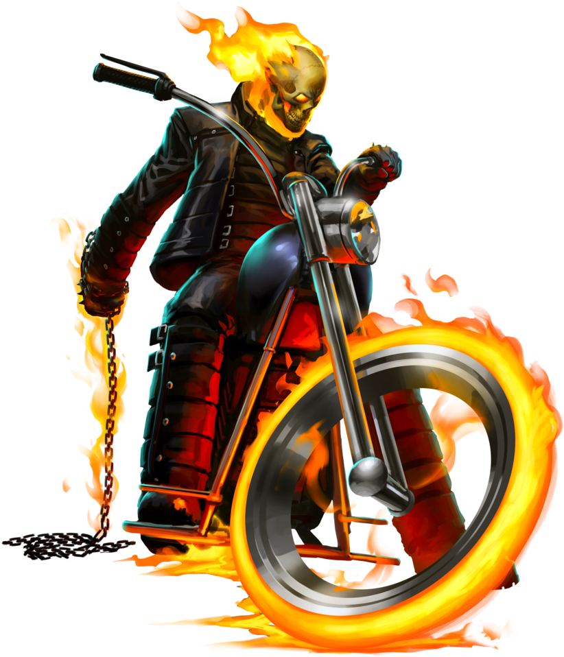 Download Blue Drawing Ghost Rider Black And White Clipart Png Download ...