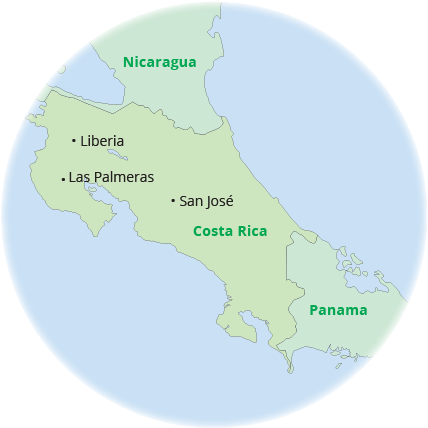 Costa Rica Blue Zone - Atlas Clipart - Large Size Png Image - PikPng
