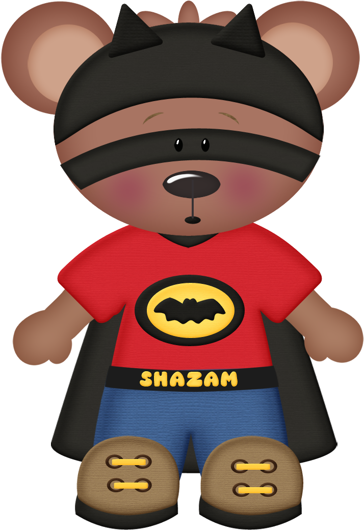 Shazam Bear - Cartoon Clipart - Large Size Png Image - PikPng