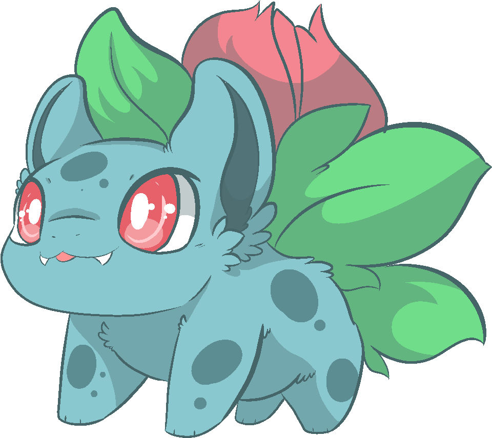 Ivysaur - Cartoon Clipart - Large Size Png Image - PikPng