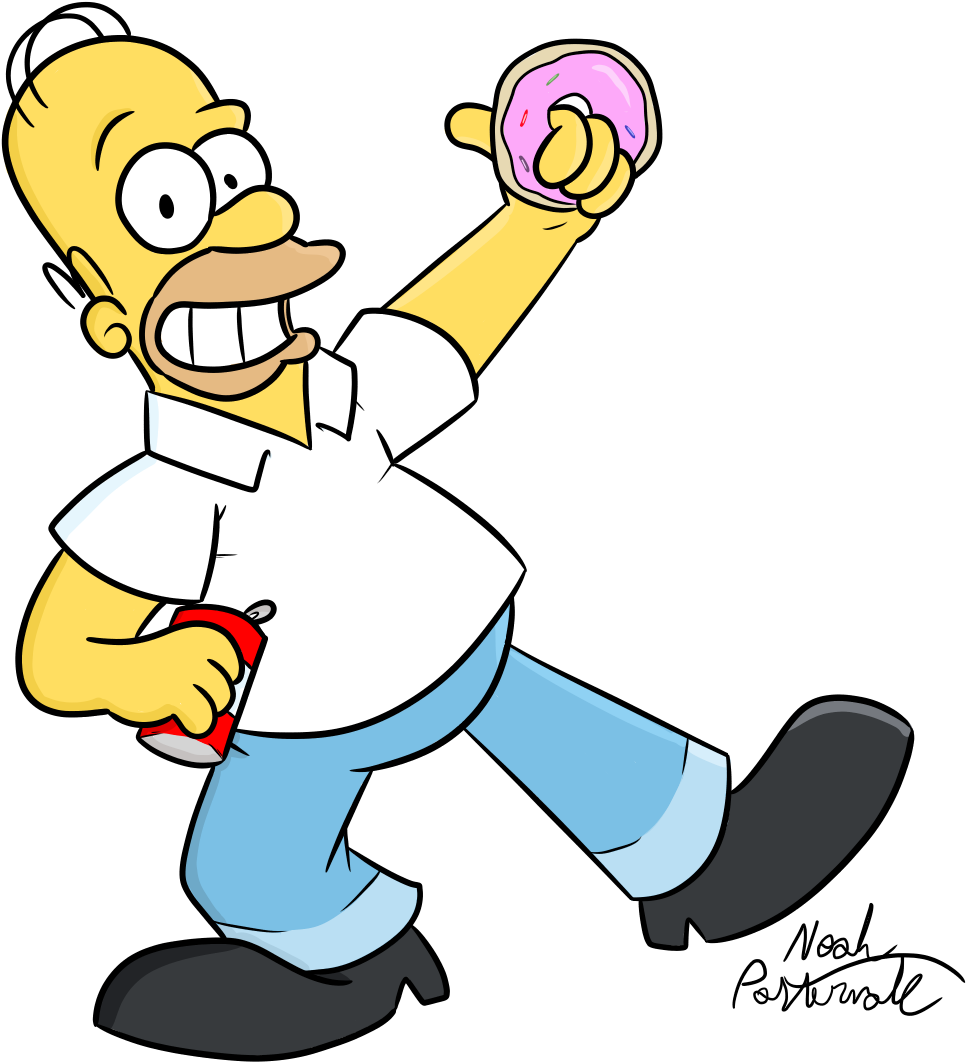 Simpsons Doodles - Cartoon Clipart - Large Size Png Image - PikPng