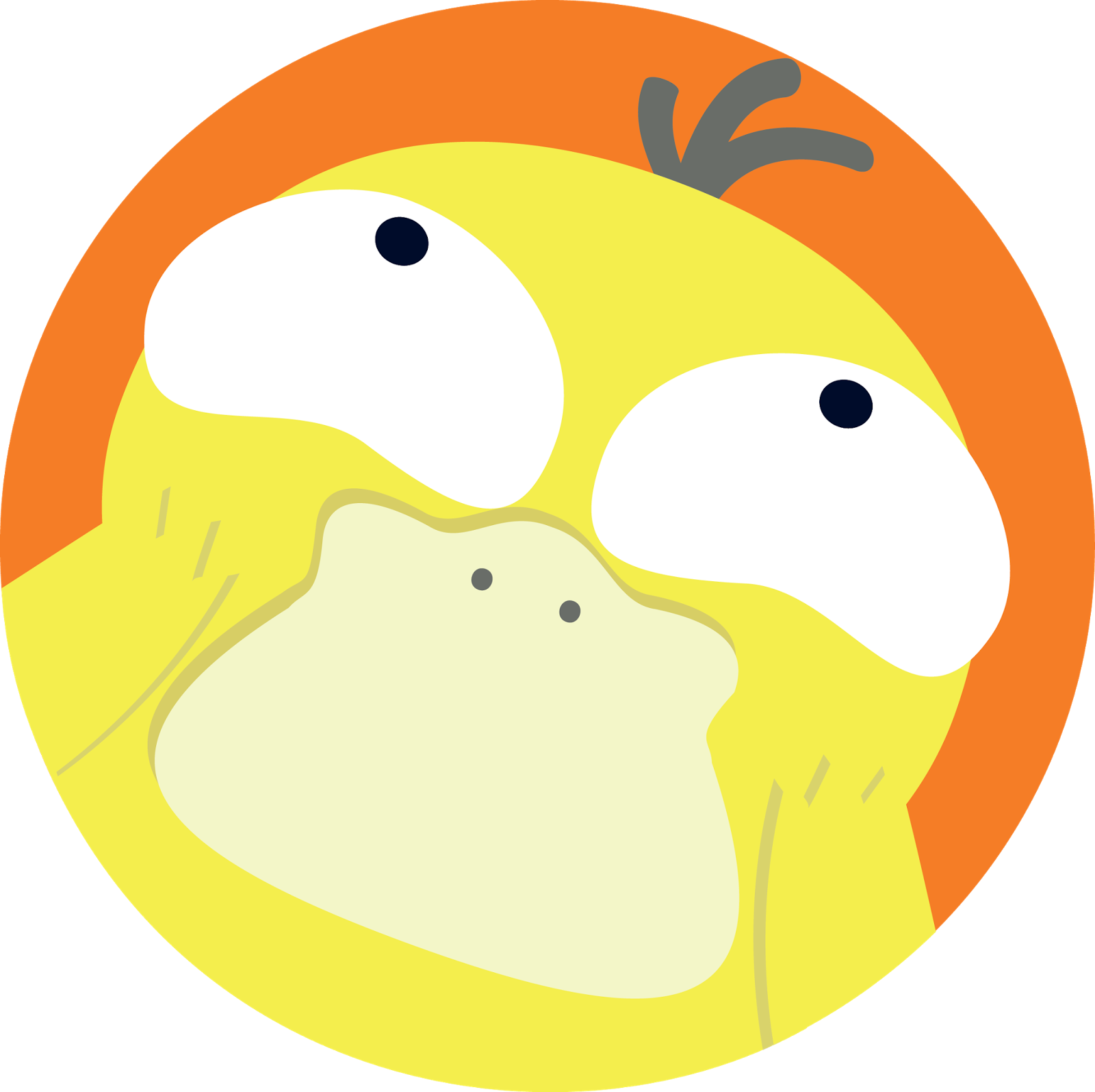 Download Happy Psyduck - Illustration Clipart Png Download - PikPng
