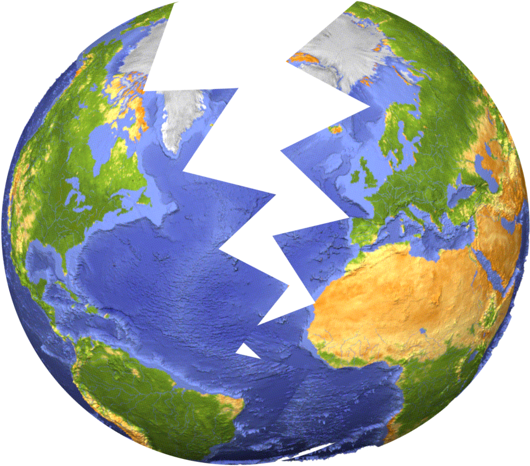 Big Broken Earth - Broken Planet Earth Png Clipart - Large Size Png ...