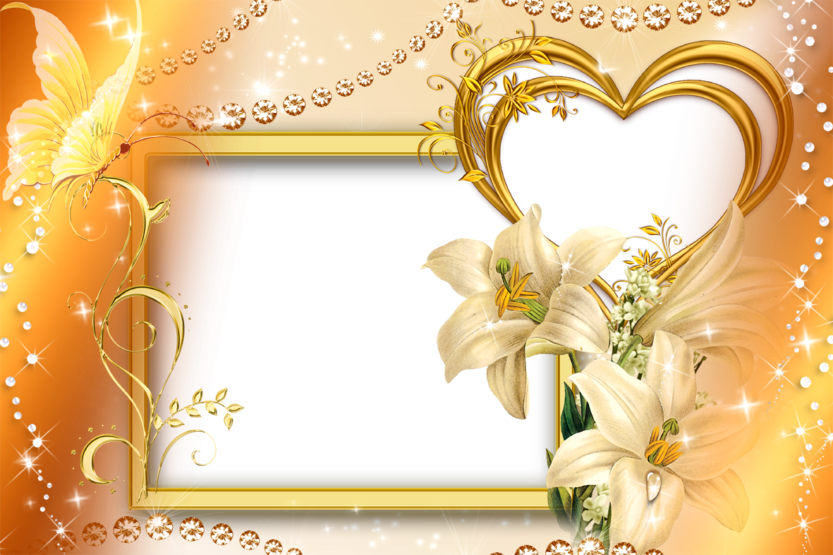 Yellow Love Frame Png - Love Frame Photo Png Clipart - Large Size Png ...