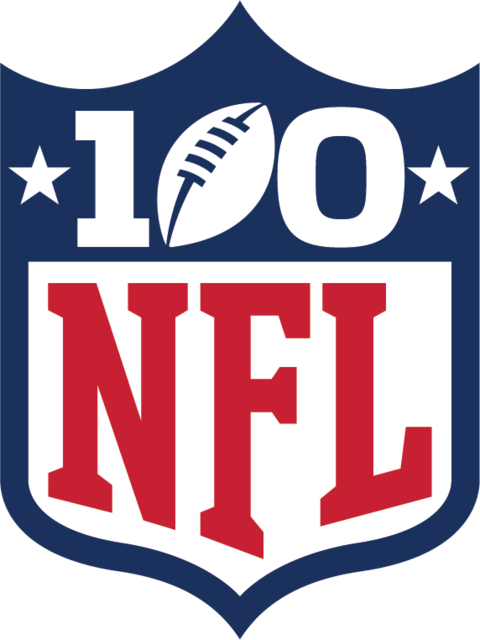 100 Years Of National Football League/nfl - Nfl 100th Anniversary Logo ...