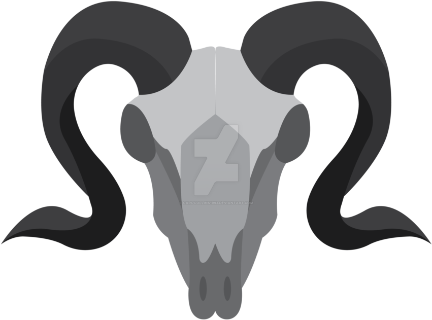 Goat Logo Png - Goat Skull Logo Clipart - Large Size Png Image - PikPng