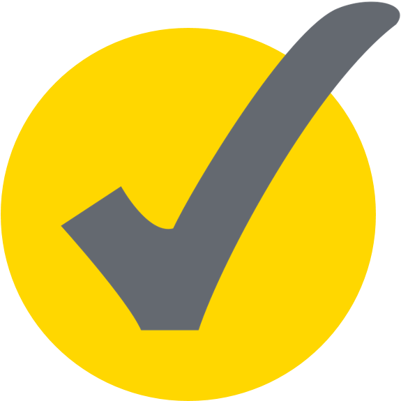 Gold Tick Png , Png Download - Yellow Tick Icon Png Clipart - Large ...