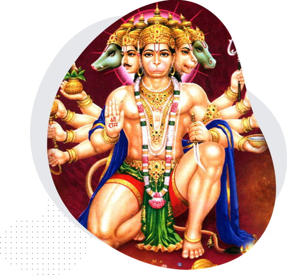 Shubh Ratri Hanuman Ji Clipart Large Size Png Image Pikpng