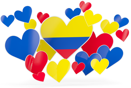 South African Heart Shaped Flag Clipart Large Size Png Image Pikpng