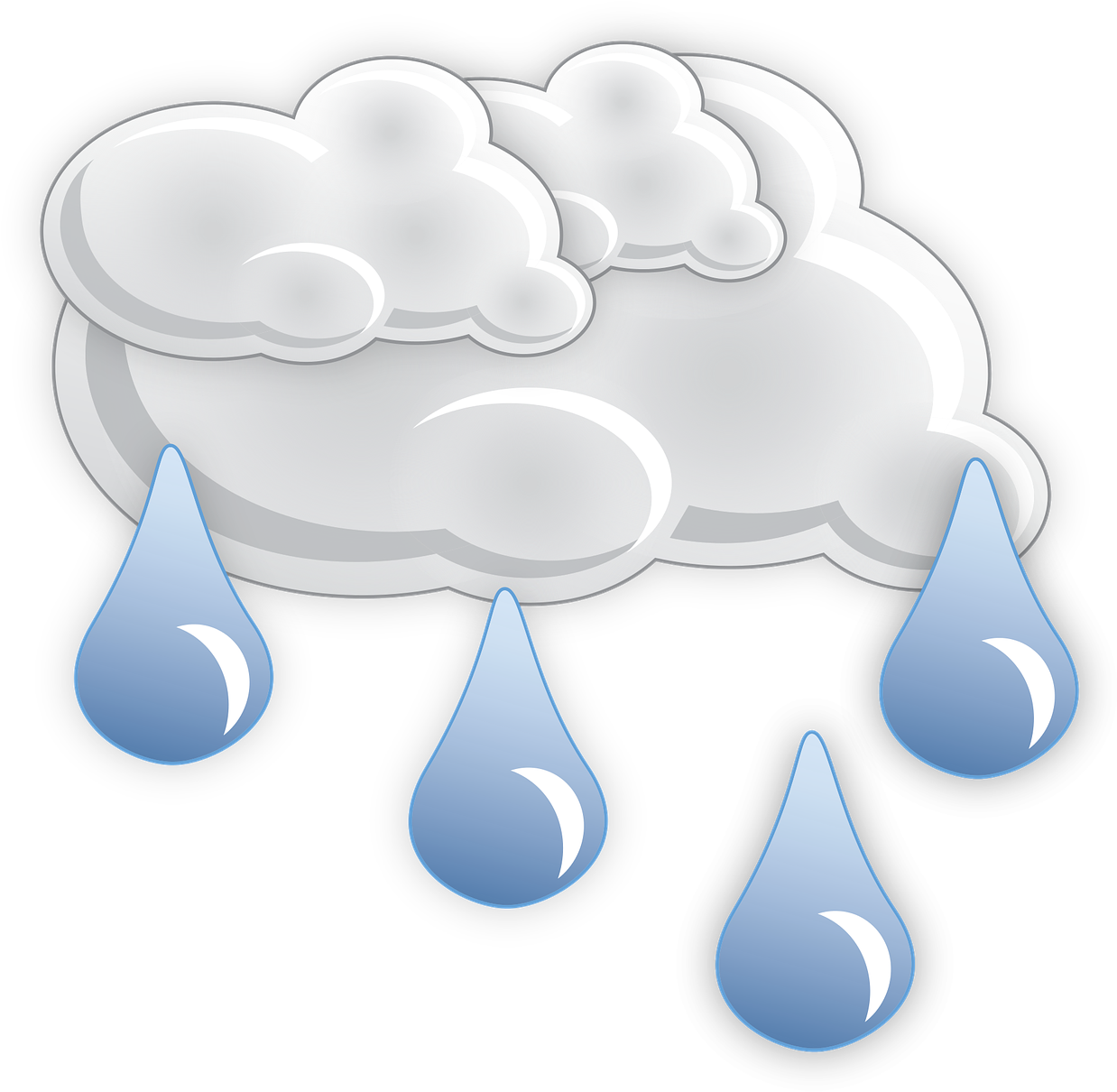 Rain Clouds Weather - Cloud Clipart - Large Size Png Image - PikPng