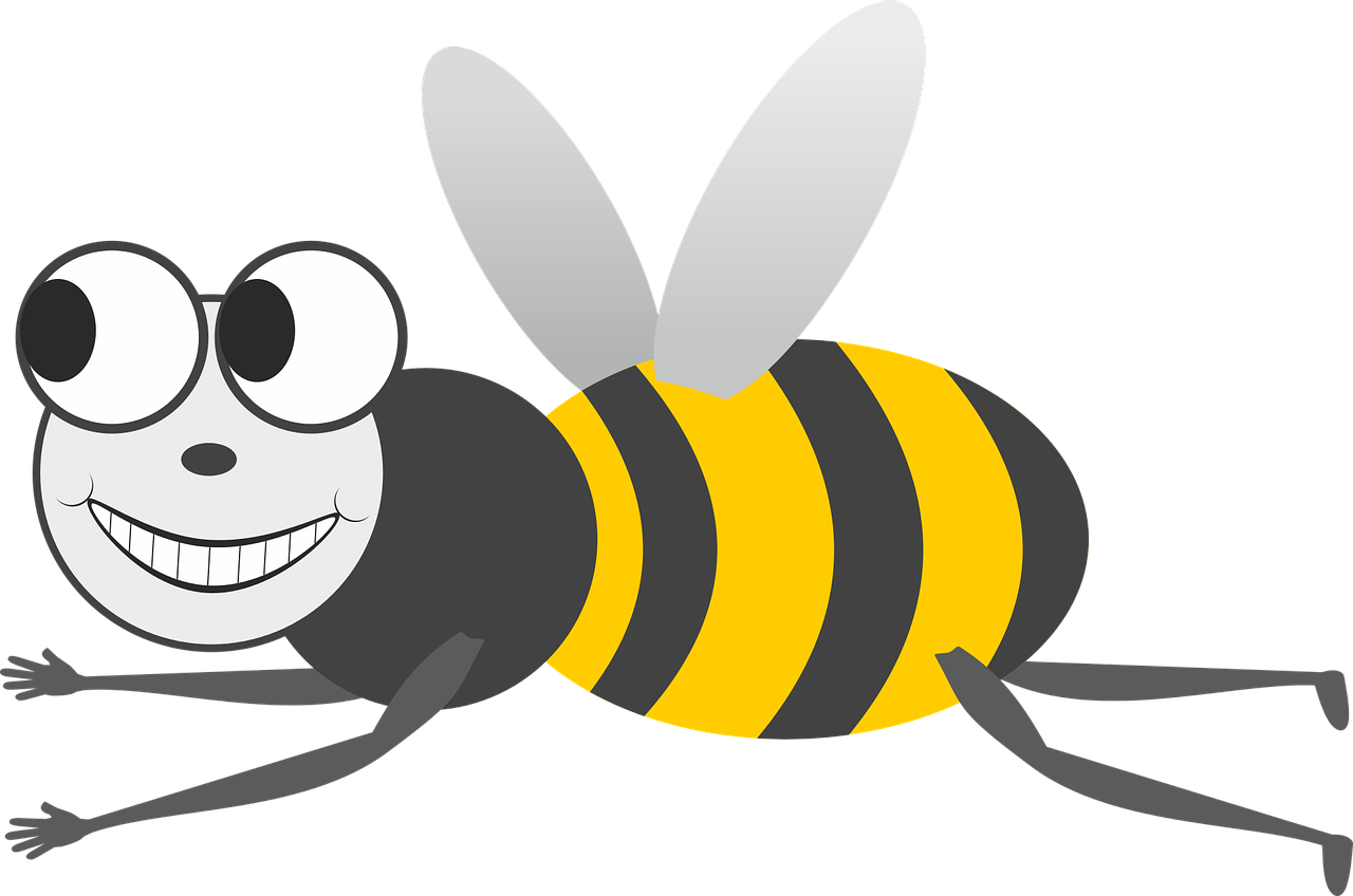 Summer Clipart Bee - Bee - Png Download - Large Size Png Image - PikPng
