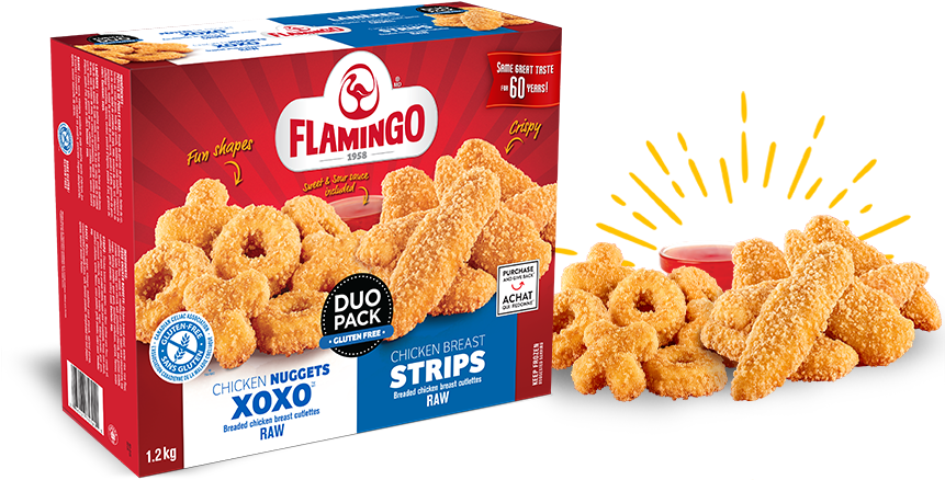 Nuggets & Strips Gluten Free Duo Pack - Flamingo Gluten Free Chicken ...