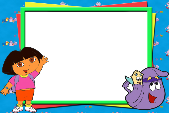 Dora Frame Png - Dora The Explorer Clipart - Large Size Png Image - PikPng