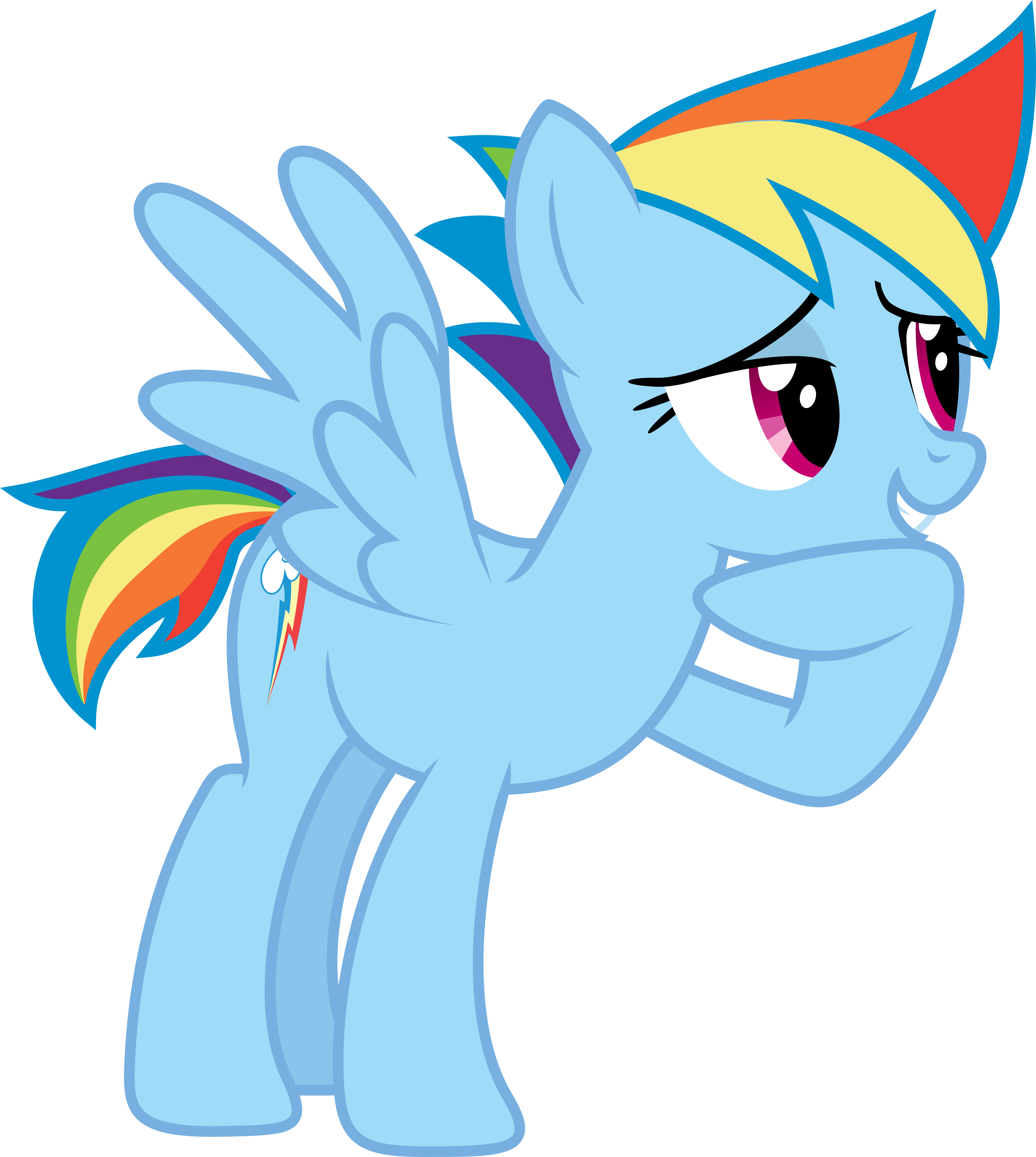 Alternate Hairstyle, Artist - Mlp Short Hair Rainbow Dash Clipart ...