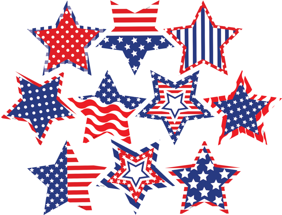Download Tcr5285 Patriotic Fancy Stars Accents Image - Printable Clip ...