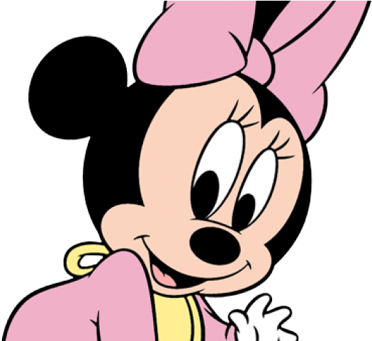 Easy Baby Minnie Mouse Drawing Clipart - Large Size Png Image - PikPng