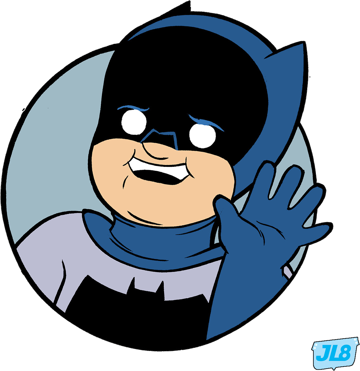 But His Smile Is Wonderful - Awkward Batman Jl8 Clipart - Large Size ...