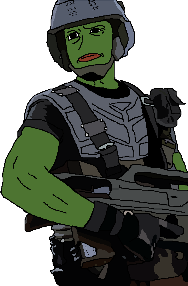 Starship Troopers Pepe , Png Download - Combat Medic Clipart - Large ...