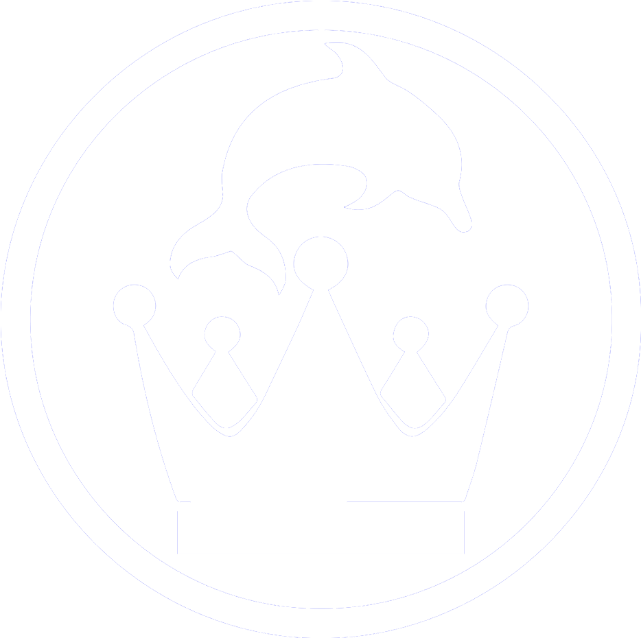 Royal Dolphin Swim - King Crown Logo Clipart - Large Size Png Image ...