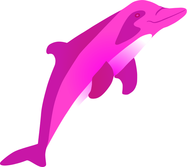 Pink Dolphin Logo Clipart - Clip Art Pink Dolphin - Png Download ...
